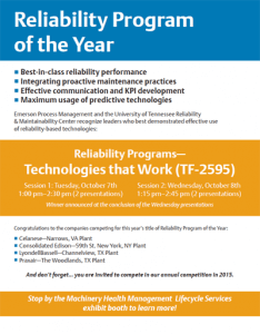 Find out the Best Reliability Program at the Emerson Exchange Conference