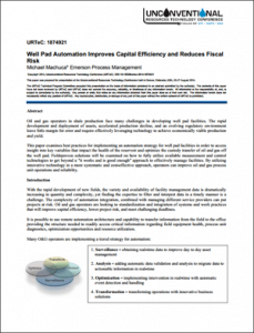 Improving Capital Efficiency in Well Pad Automation