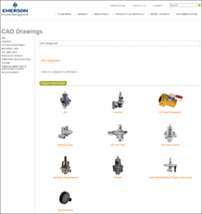 Online Pressure Regulator CAD Drawing Resource