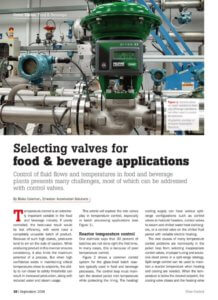 Proper Valve Selection and Control Strategies in Food and Beverage ...