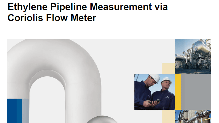 Coriolis Mass Flow Measurement in Ethylene Pipelines