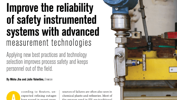 Advanced Sensor Technology in Safety Instrumented Functions