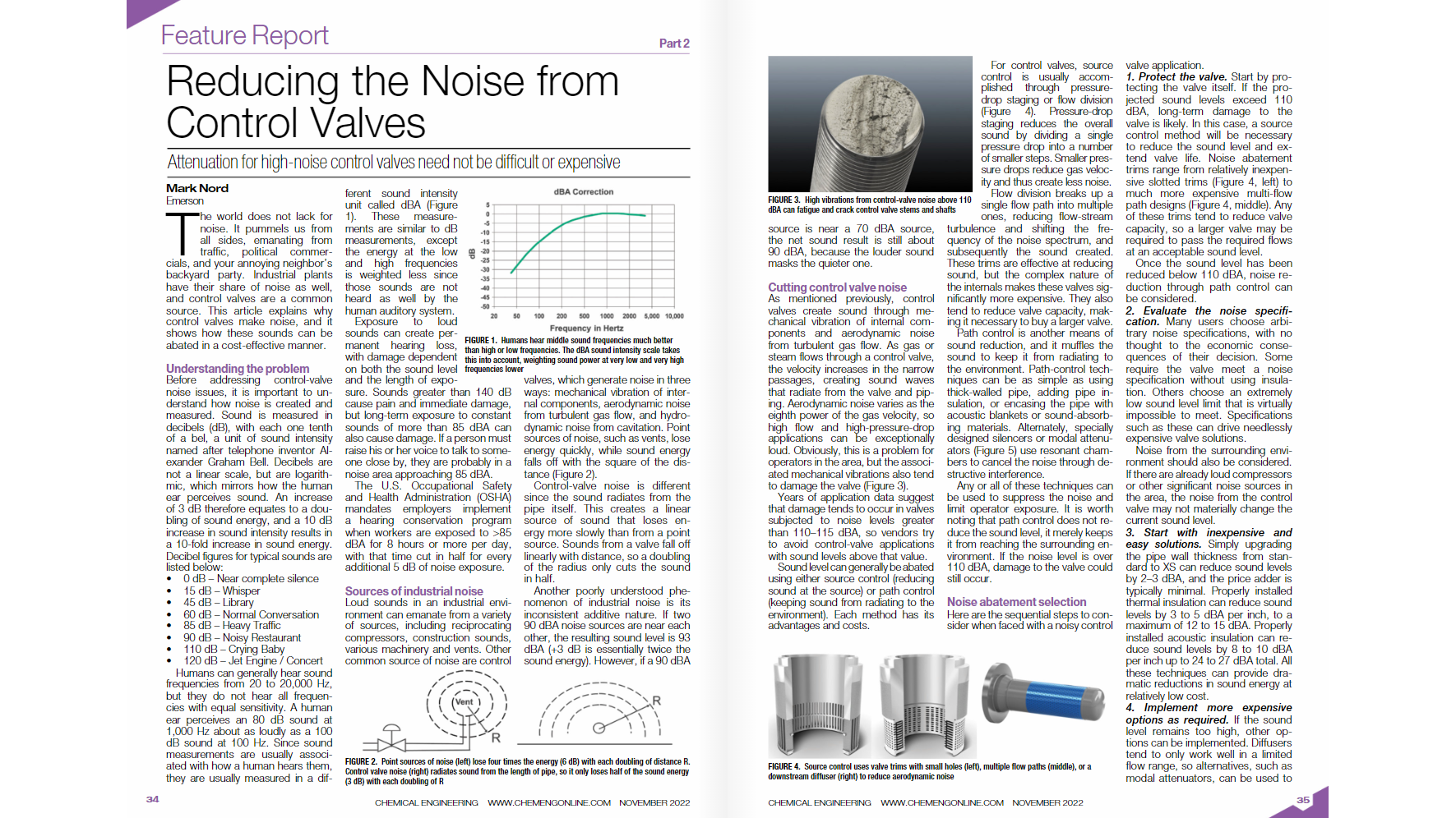 Mitigating Control Valve Noise Mitigating Control Valve Noise